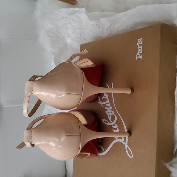 Christian Louboutin | Shoes | Barbie Christian Louboutin Pink Glitter ...